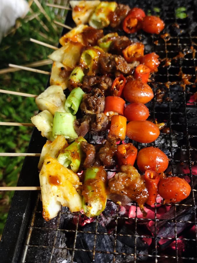 Bright and Colorful Barbecue Grills Stock Image - Image of grills ...