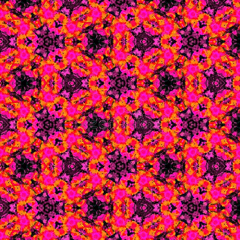 Colorful Continuous Geometric Diamond Triangle Background Pattern Stock ...