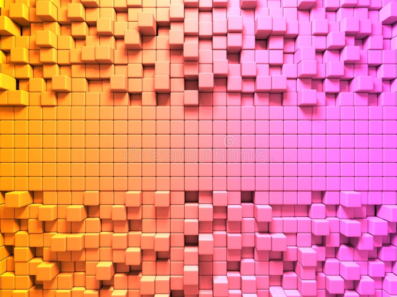 Bright Colorful Cubes Pattern Background Stock Illustration ...