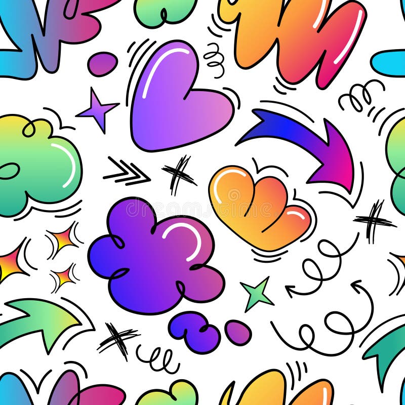 Colorful Comic Graffiti Doodle Stock Illustrations – 913 Colorful Comic ...