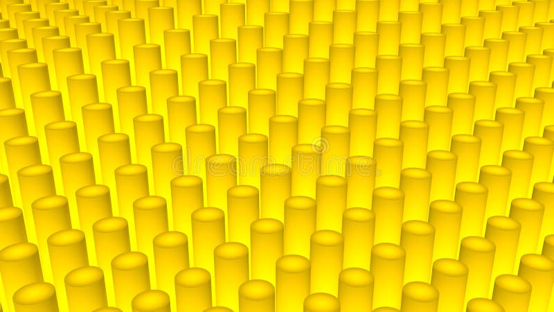 Bright Colorful, Dynamic and Shiny Solid Rods Floating in a Wavy ...