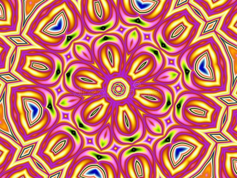 Bright Colorful Flower Pattern Stock Photo - Image of flowers, delicate ...