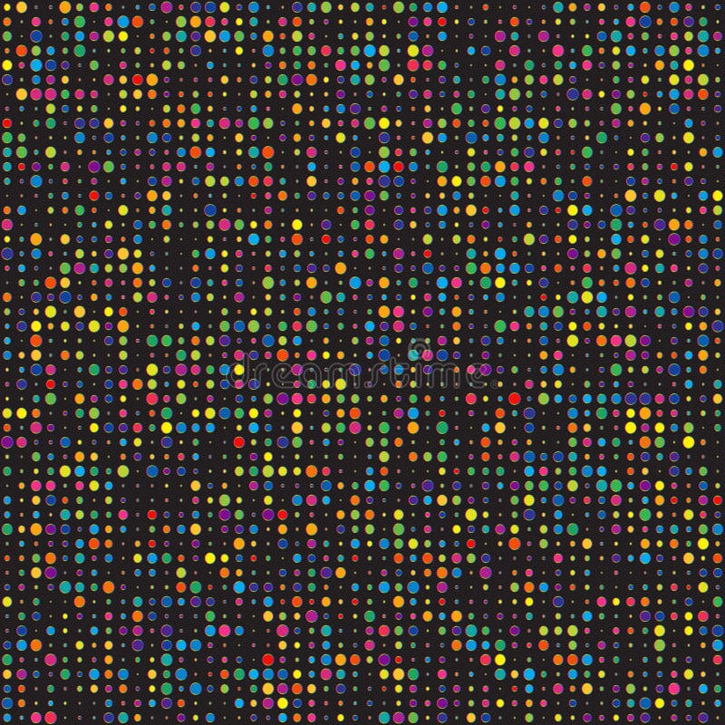 Geometric Rainbow Background of Asymmetric Triangles Grid. Stock Vector ...