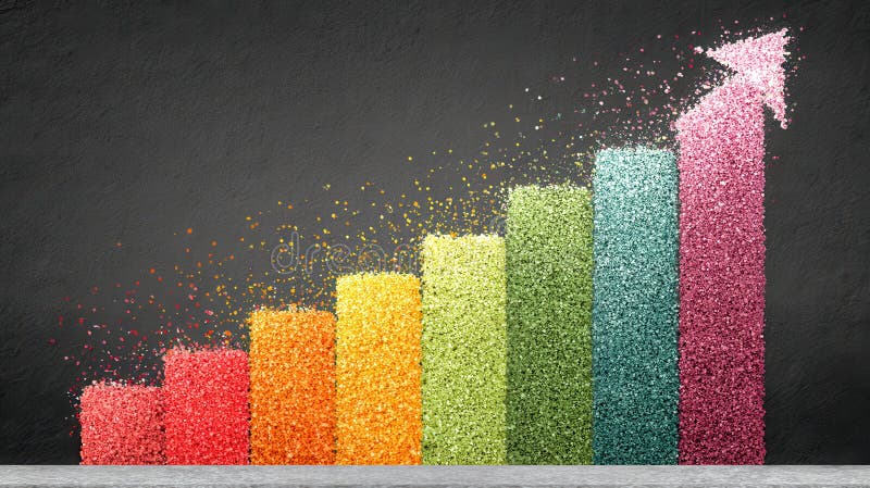 Colorful Growth Chart Stock Illustrations – 46,040 Colorful Growth ...