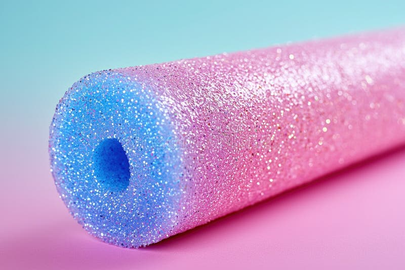 Bright Colorful Pool Noodle Isolated Against Clean Background Stock ...