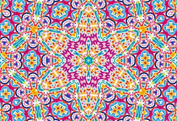 Bright Colorful Shapes on White Background, Abstract Multicolor Pattern ...