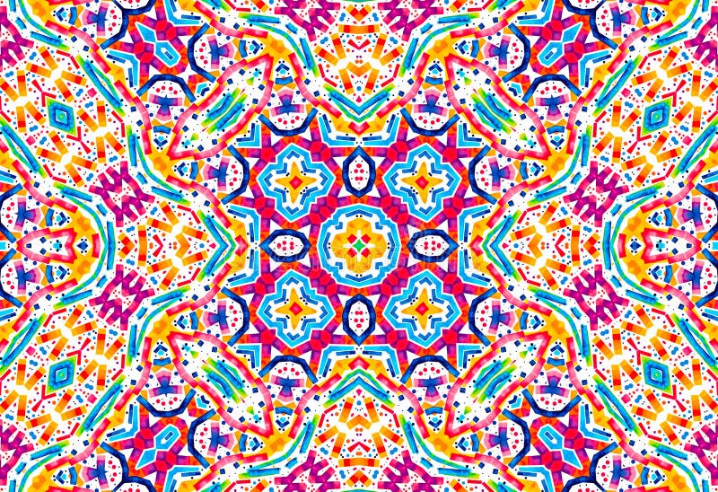 Bright Colorful Shapes on White Background, Abstract Multicolor Pattern ...