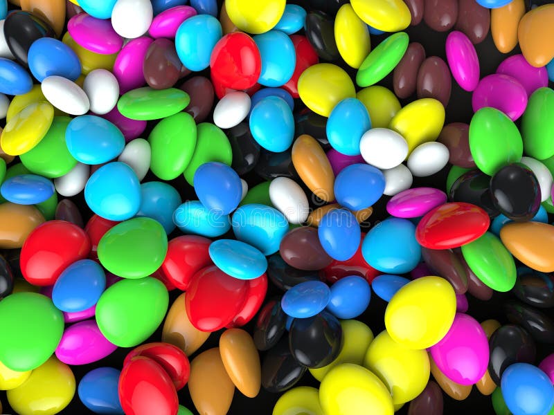 Bright and Colorful Small Stones and Pebbles - Background Stock ...