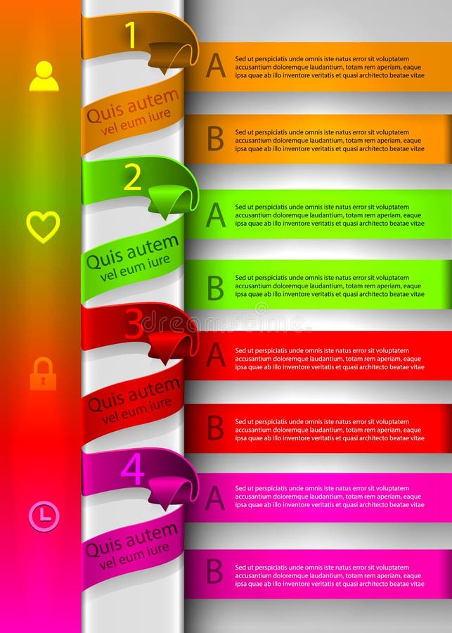 Bright colorful template. stock vector. Illustration of gradient - 47897474