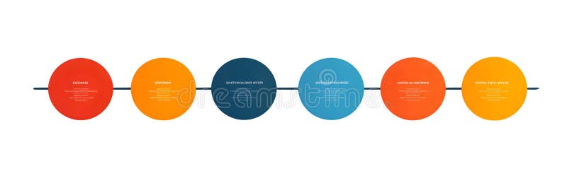 Bright Colorful Timeline Graphic for Data Representation and ...