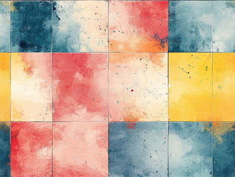 A Bright and Colorful Wall Covered in Layers of Paint Creating a Unique ...