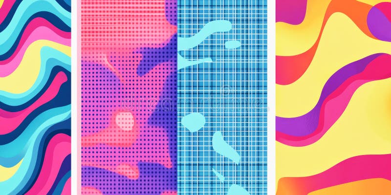 Colorful Abstract Liquid Patterns Smooth Textures Designs Stock Photos ...