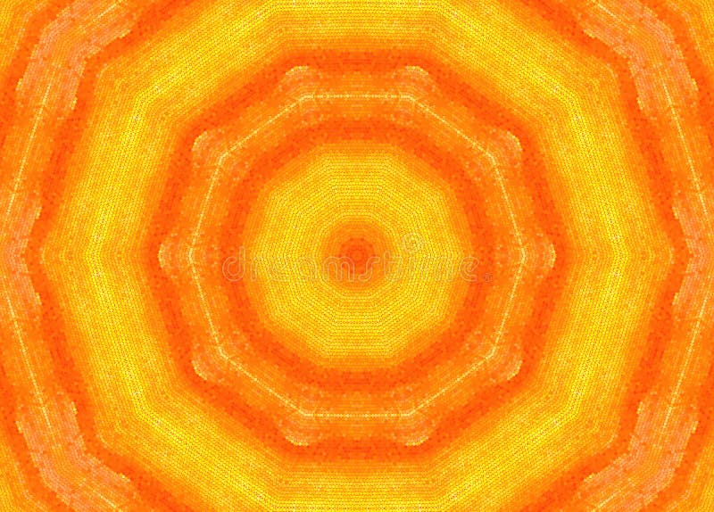 Bright Colorful Yellow and Orange Abstract Pattern Stock Illustration ...