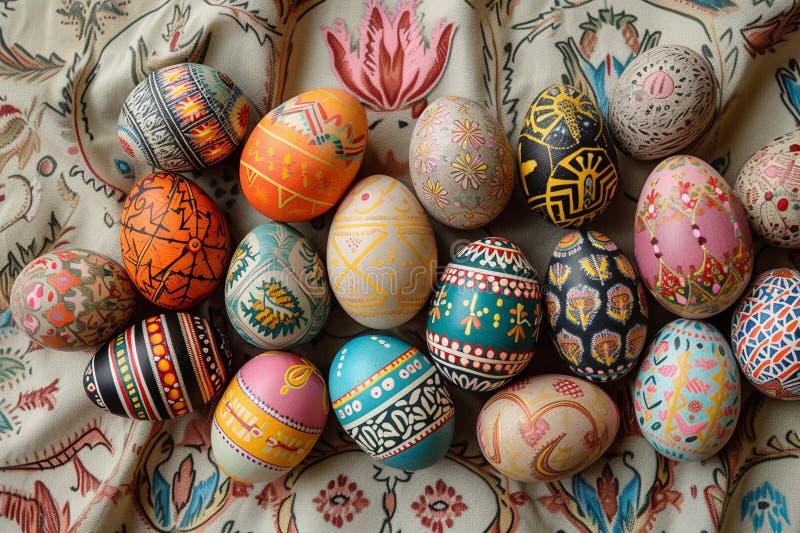 Painted Folkloric Patterns Stock Illustrations – 125 Painted Folkloric ...