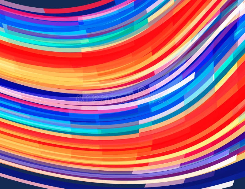 Vivid Vector Colorful Rainbow Shining Blurred Stock Vector ...