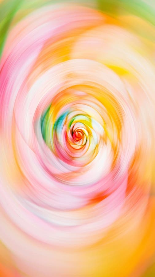 Bright Colors Blending and Swirling Together, Creating a Vibrant and ...