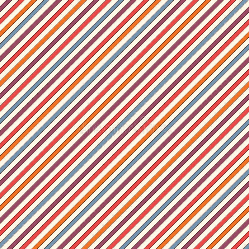 Bright Colors Diagonal Stripes Abstract Background. Thin Slanting Line ...