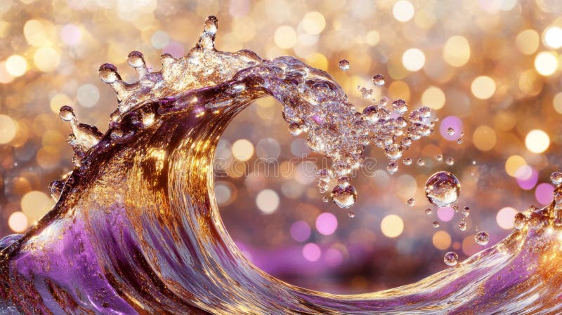 Bright Colors and Fluid Motion Come Together in a Vibrant Abstract Neon ...