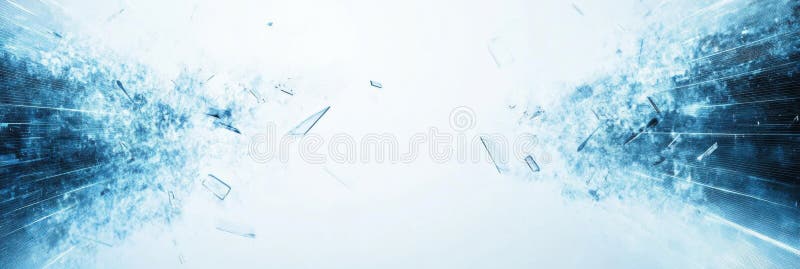 Visual Representation of Digital Disruption with Bright Colors and ...