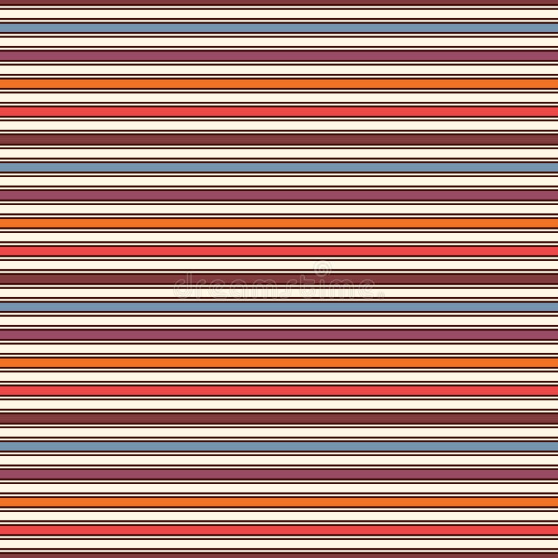 Bright Colors Horizontal Stripes Abstract Background. Thin Line ...