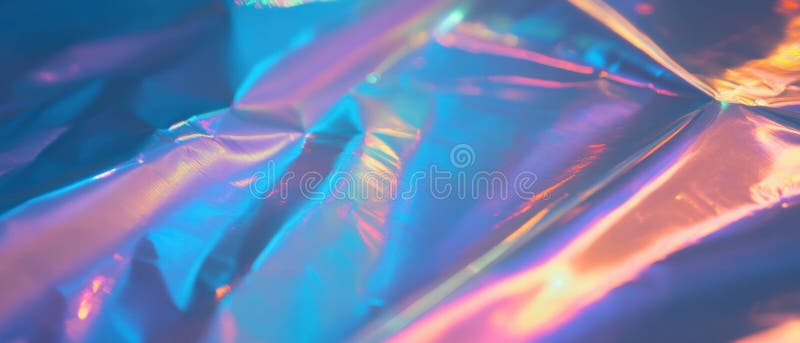 Reflections of Light on a Shiny Plastic Overlay Showcasing Vibrant ...