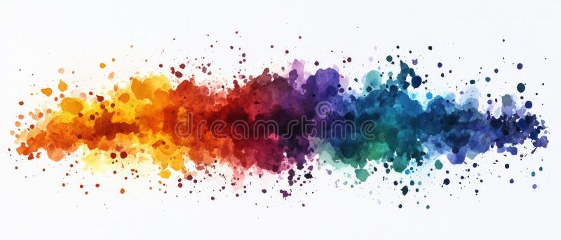 Bright Colors Merge Seamlessly in an Abstract Composition Showcasing ...