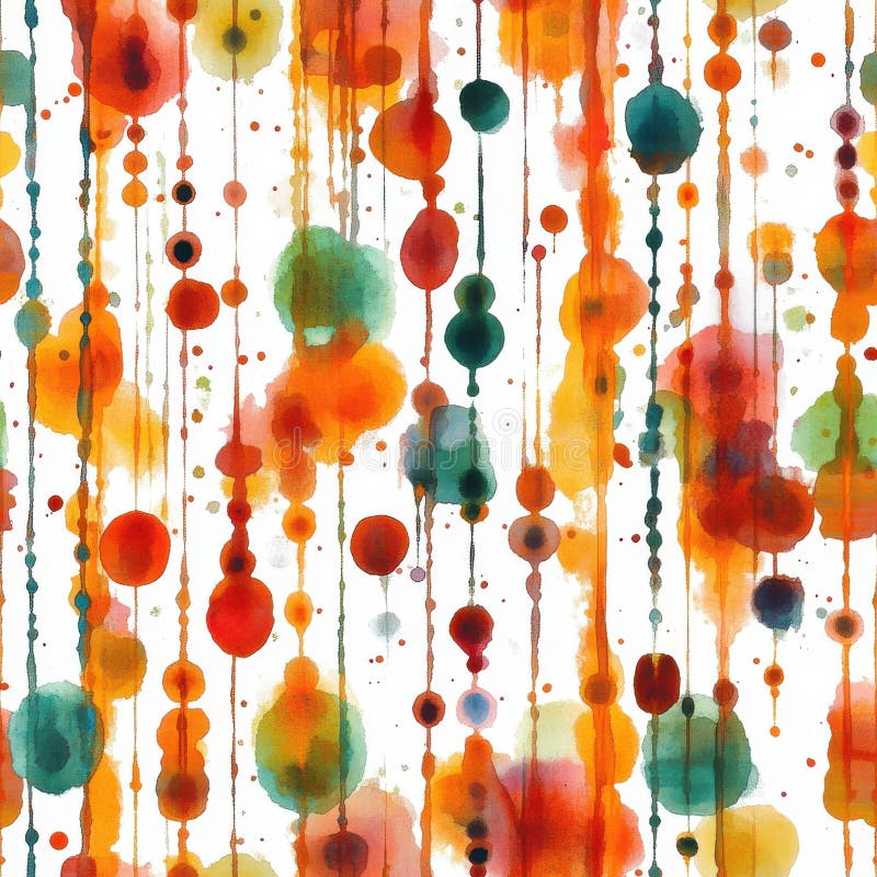 Bright Colors Mix and Swirl, Creating a Stunning Paint Stain Pattern ...