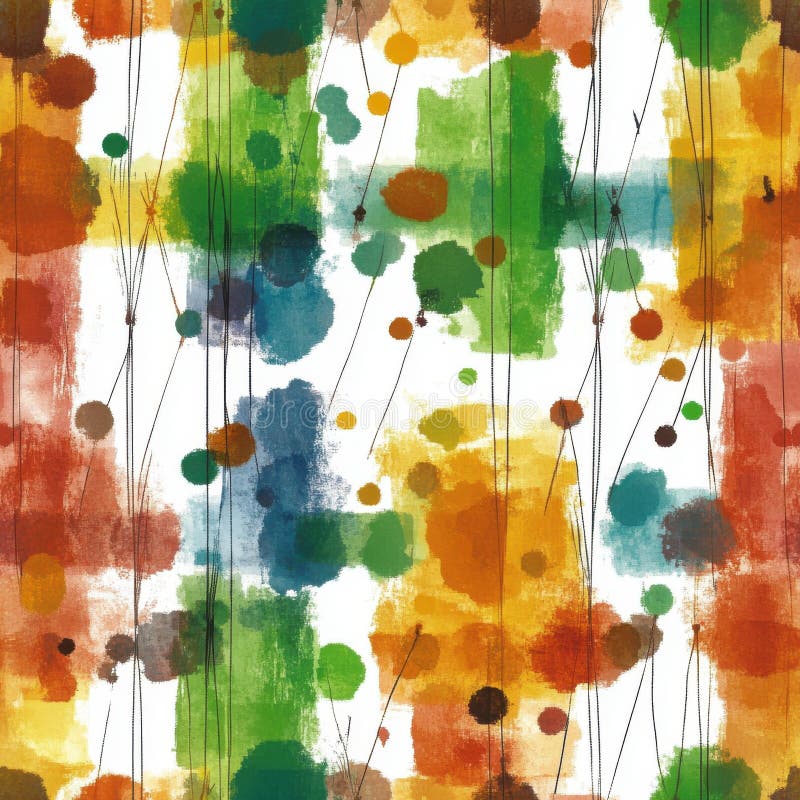 Bright Colors Mix and Swirl, Creating a Stunning Paint Stain Pattern ...