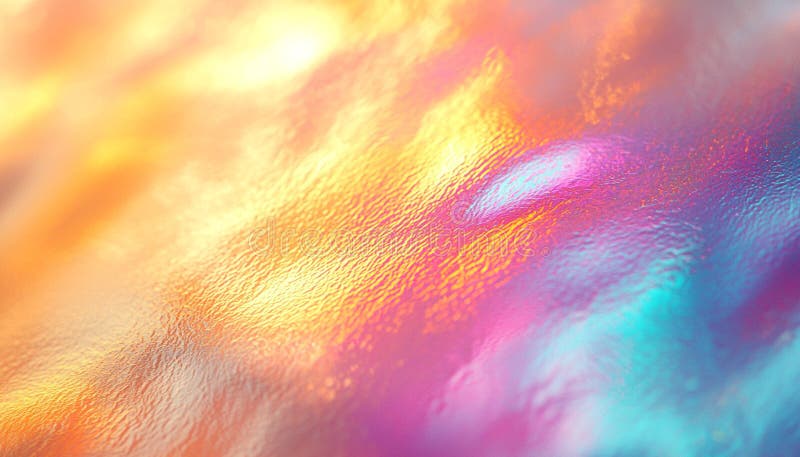 Bright Colors in Nature Create Vibrant, Shiny Backdrop Generated by AI ...