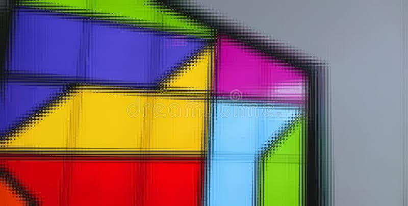 Bright Colors Shapes Blurs Art Background Abstract Stock Image - Image ...