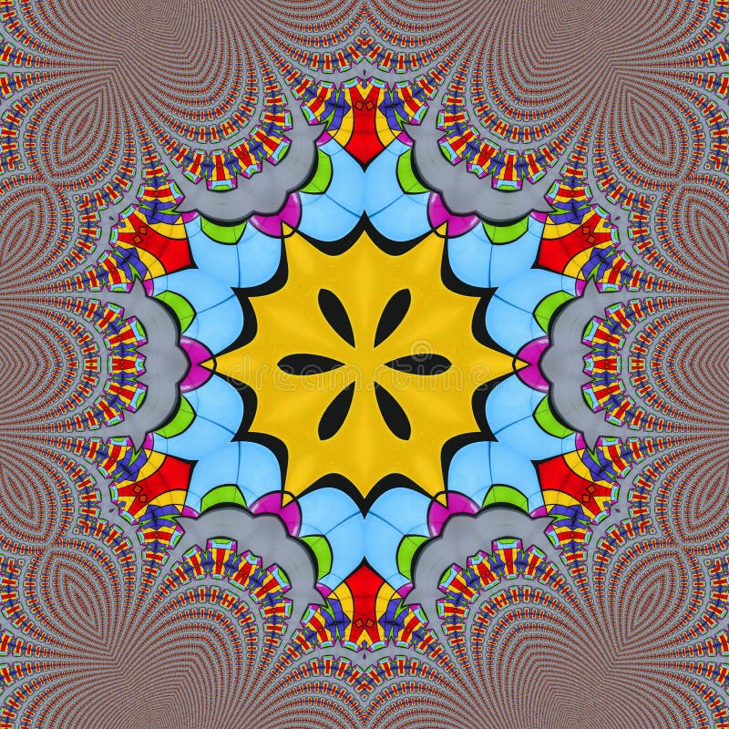 Bright Colors Shapes Blurs Art Background Abstract Stock Illustration ...