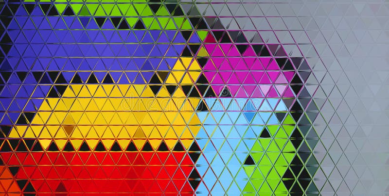 Bright Colors Shapes Blurs Art Background Abstract Stock Illustration ...