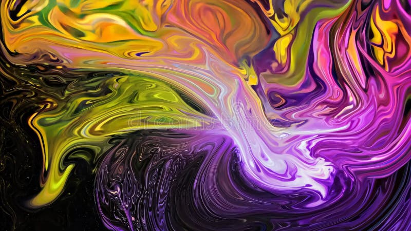 Swirling Colors in the Black Void Create a Mesmerizing Display of Light ...