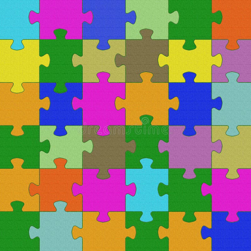 Bright Colors Texture Puzzle Stock Illustration - Illustration of ...