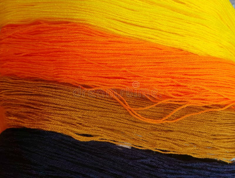 The Bright Colors of the Yarn Stock Photo - Image of summer, bright ...