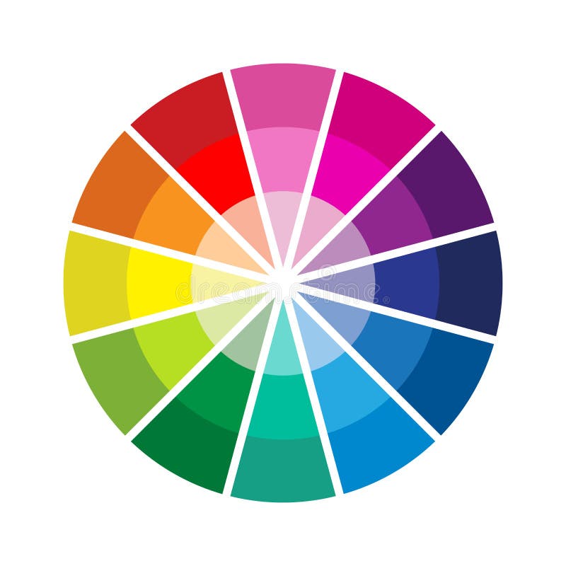 Colour wheel stock illustration. Illustration of colour - 9001908