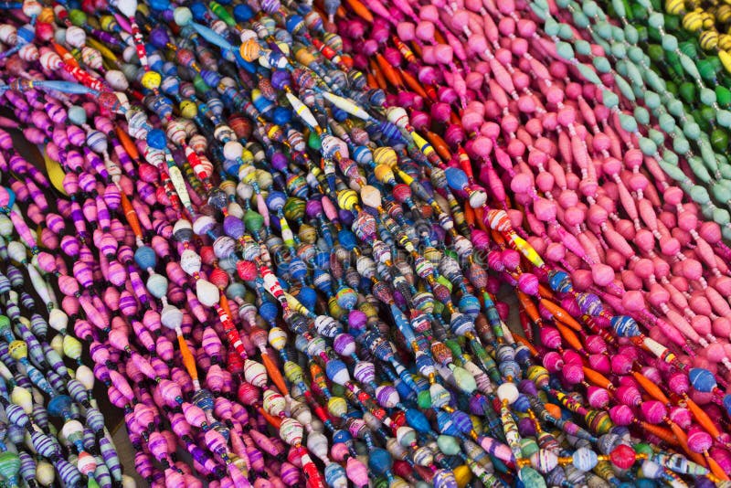 Bright colourful beads stock photo. Image of bright, necklaces - 29023142