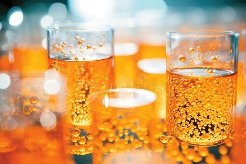 Bright Colourful Glass Objects of Different Shapes in Neon Colours ...