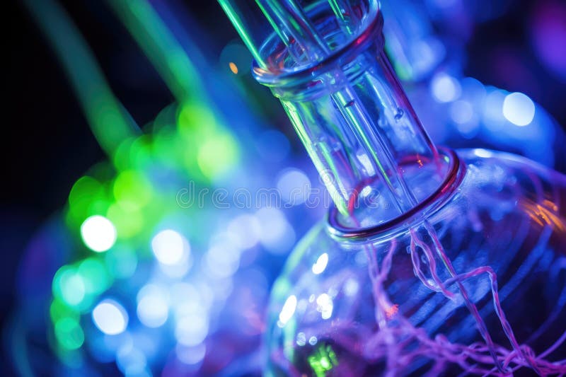 Bright Colourful Glass Objects of Different Shapes in Neon Colours ...