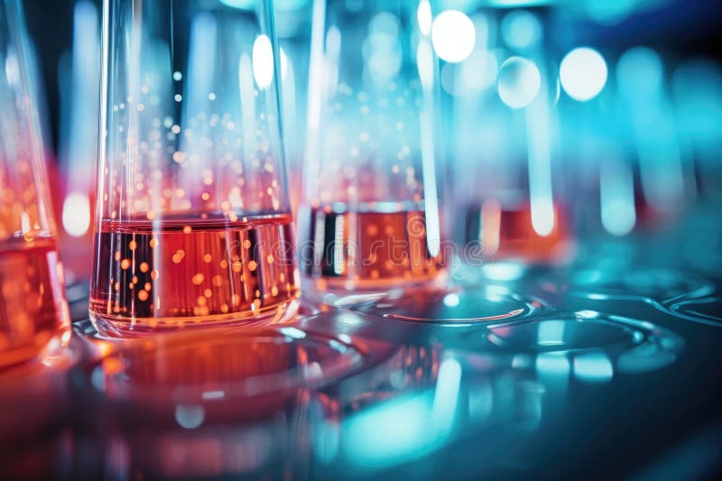 Bright Colourful Glass Objects of Different Shapes in Neon Colours ...