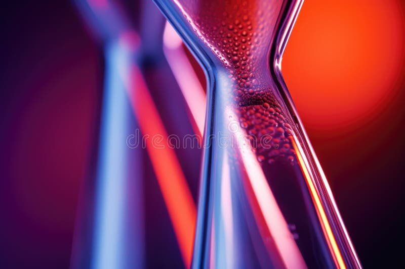 Bright Colourful Glass Objects of Different Shapes in Neon Colours ...