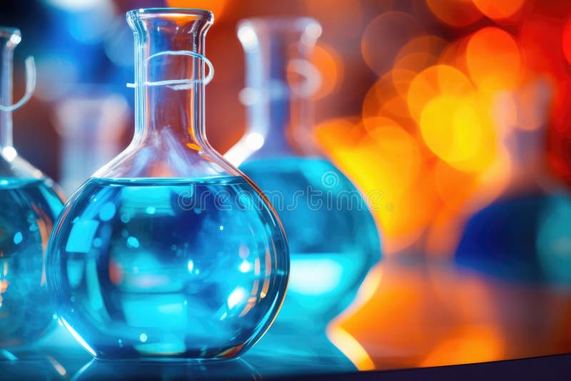 Bright Colourful Glass Objects of Different Shapes in Neon Colours ...