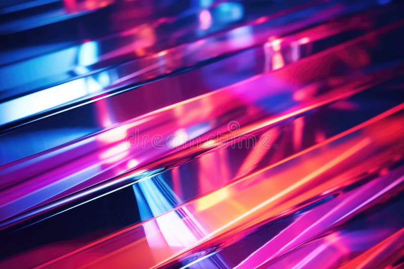 Bright Colourful Glass Objects of Different Shapes in Neon Colours ...