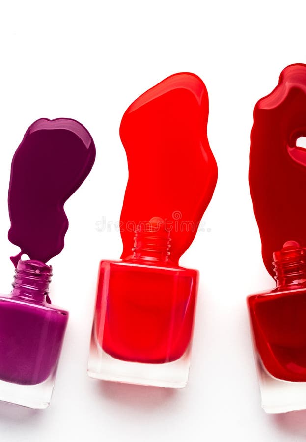 Bright Colours of Nail Polish Stock Image - Image of colour, nail ...