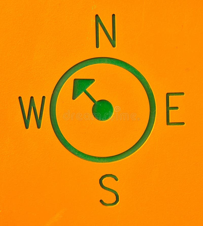 Bright Compass Direction stock illustration. Illustration of artistic ...