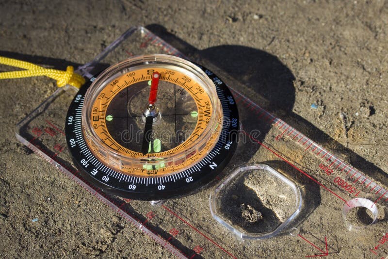 Compass dial stock photo. Image of east, measurement - 19695274