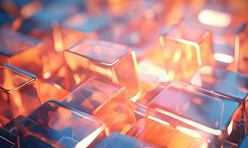 Bright Composition Featuring Glassmorphism Elements. AI Generative ...