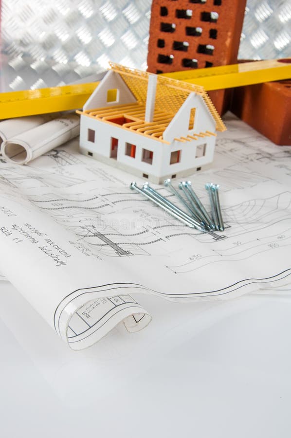 Bright Composition of Professional Building Stuff Stock Image - Image ...