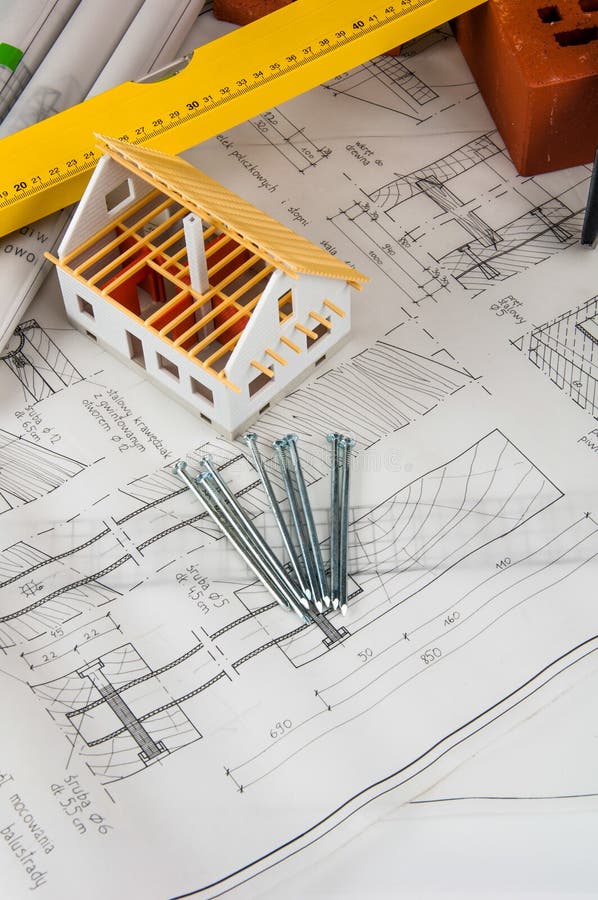 Bright Composition of Professional Building Stuff Stock Photo - Image ...