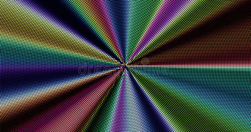 Bright Concentric Circle Pattern with Rainbow Palette. Style Op Art ...